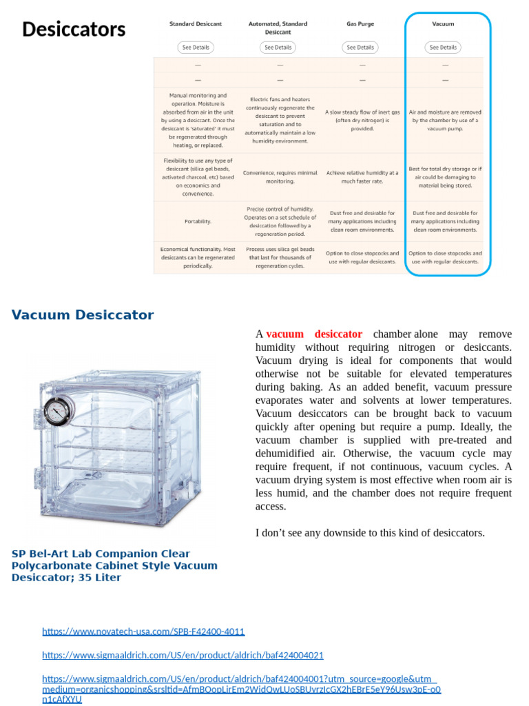 Desiccators | PDF | Humidity | Thermodynamics