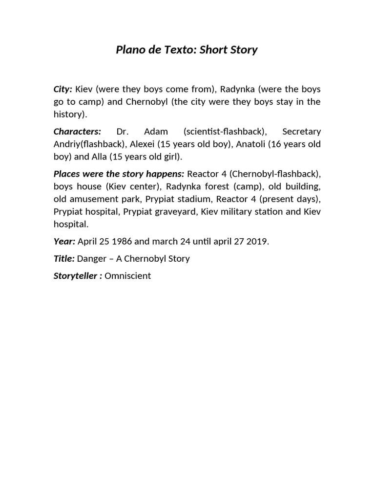 Short Story 2019 | PDF