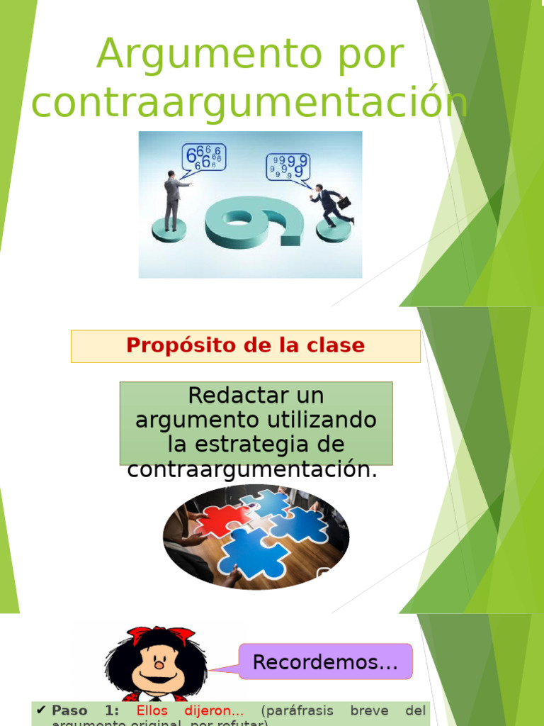 Argumento Por Contraargumentación | PDF | Grupo social