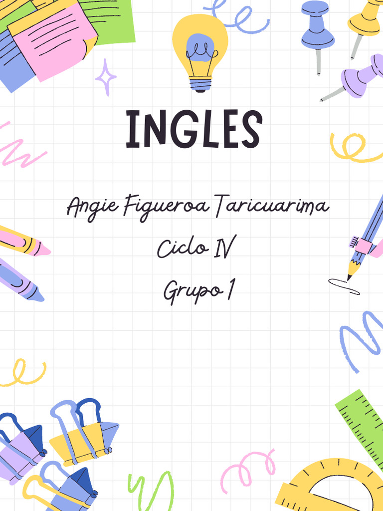 Documento A4 Portada Carátula Ilustrado Doodle Multicolor | PDF | Business