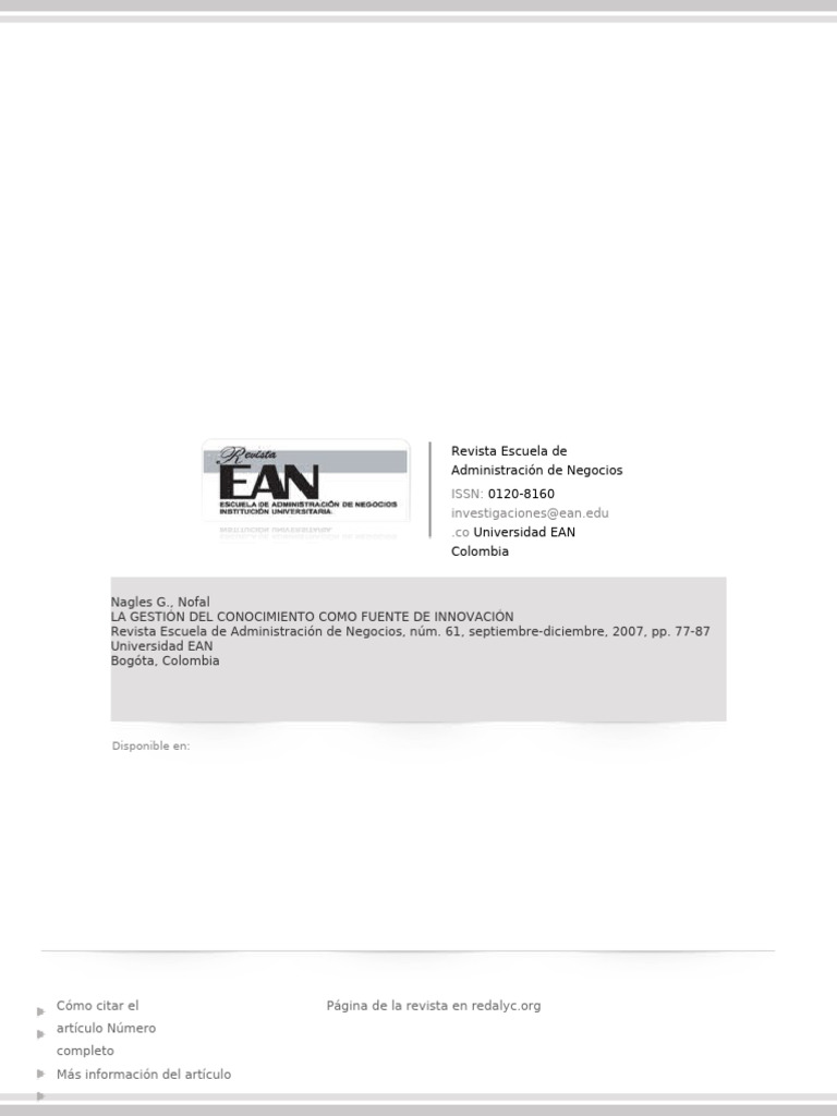 Barreras Del Conocimiento | PDF | Conocimiento administrativo | Conocimiento