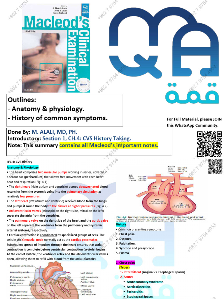 Introductory Slides - CVS - Watermark | PDF | Blood Pressure | Atrium ...