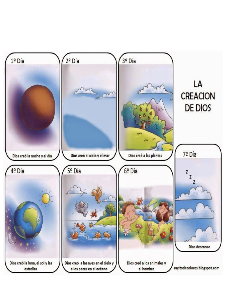 Los 7 Dias de La Creacion de Dios | PDF | Ciencia y matemáticas