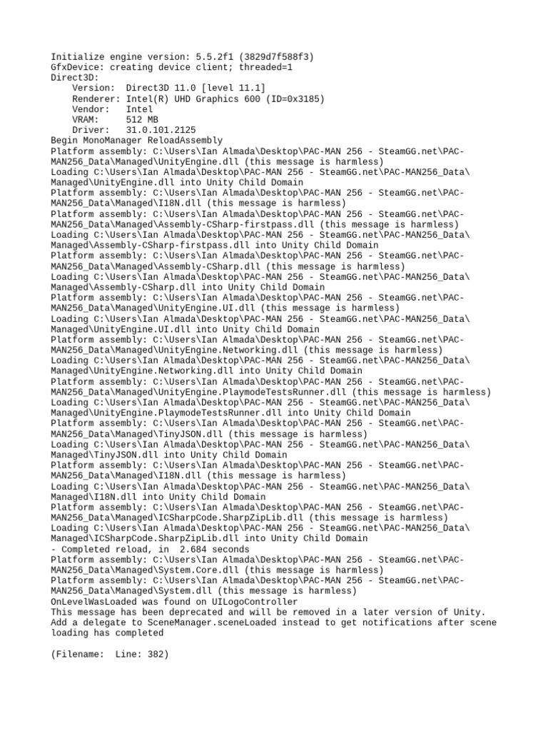 Output Log | PDF | Ibm Pc Compatibles | Computing Platforms