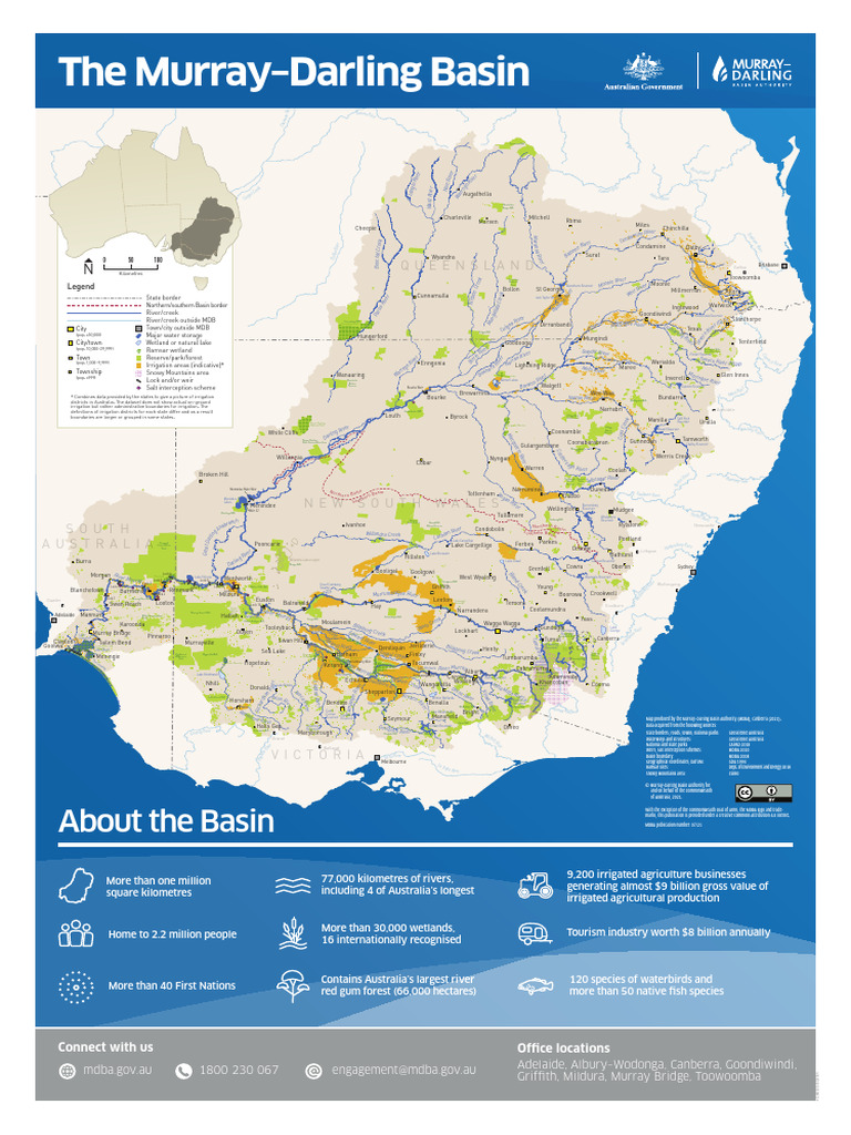 1269 MDBA Basin Map Poster A1 | PDF