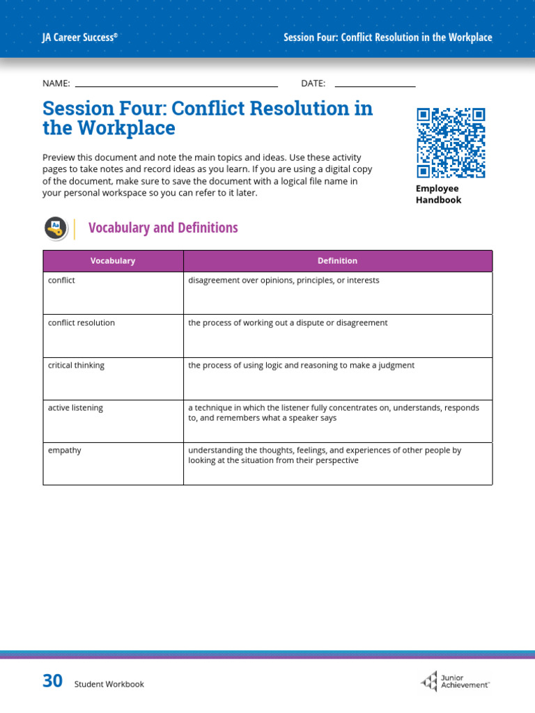 Conflict resoluton | PDF | Conflict Resolution | Thought