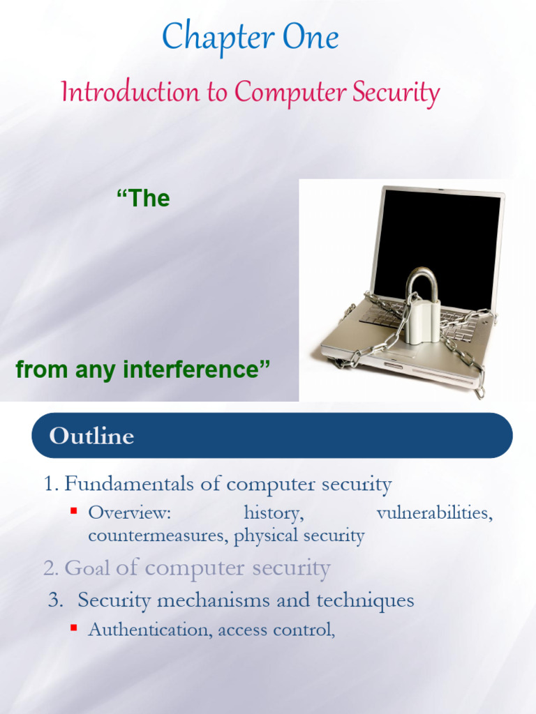 1 Security 1 Pdf Security Computer Security