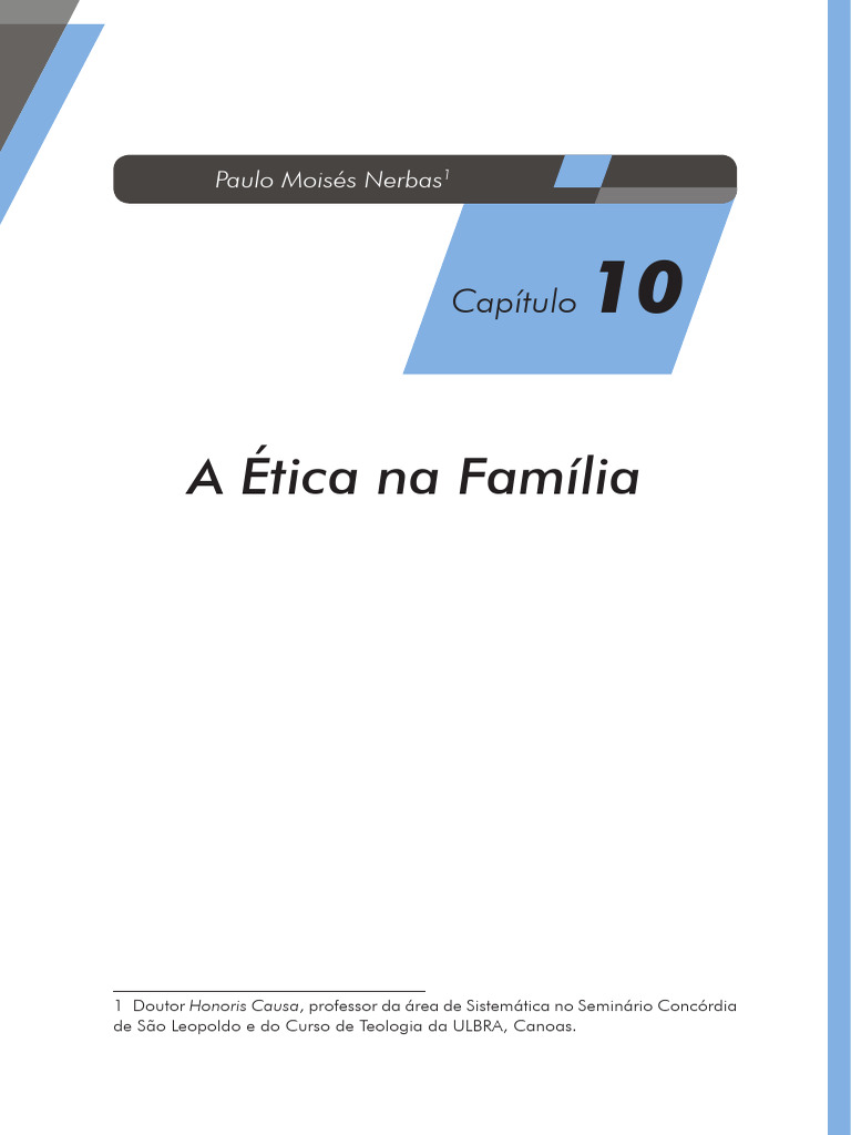 Nerbas. A Ética Na Família | PDF | Pecado | Deus