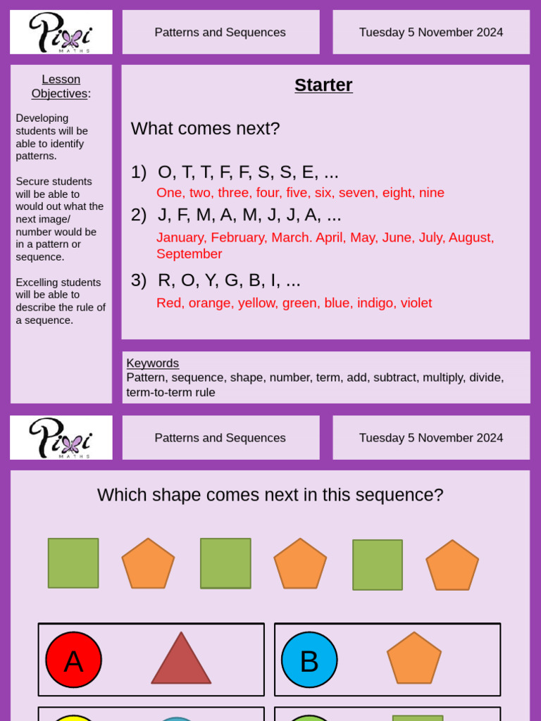 Introduction To Sequences PixiPPt | PDF | Mathematics | Mathematical ...