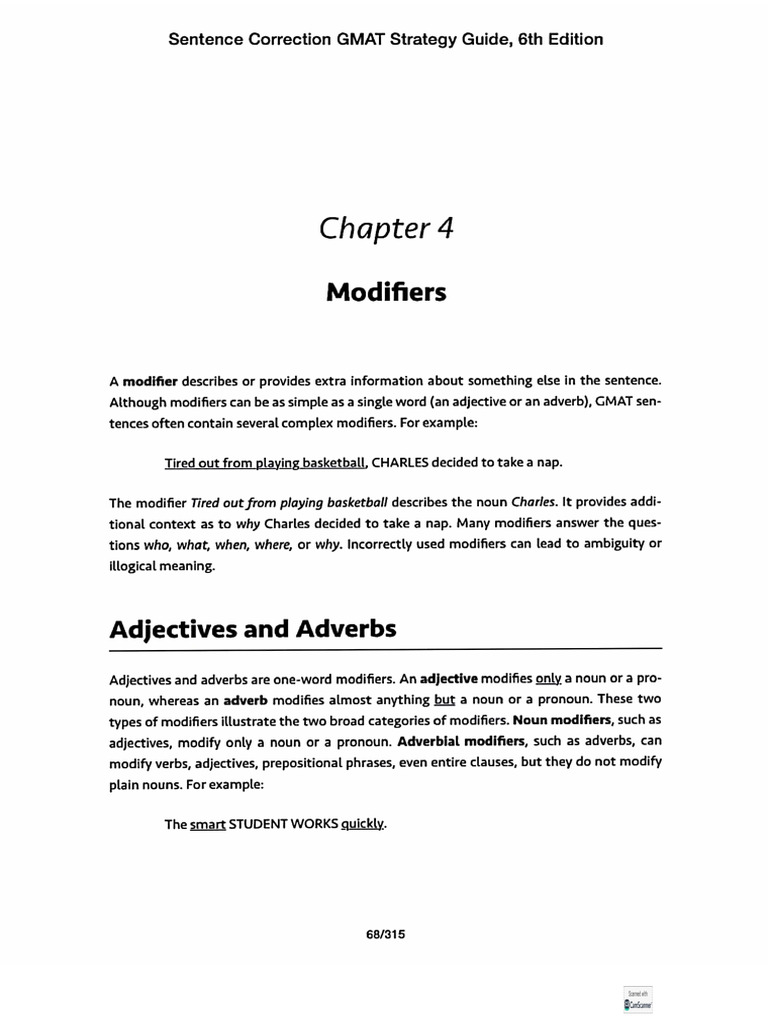 Modifier Shortcut Notes | PDF