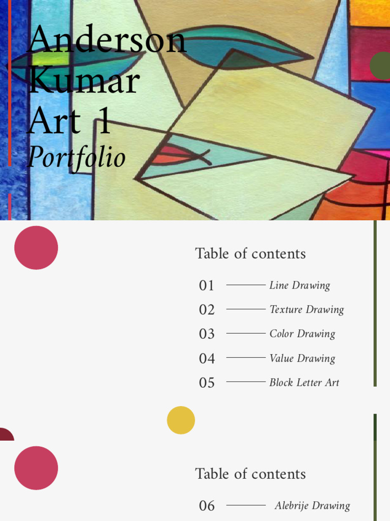 Digital Art Portfolio-Anderson Kumar | PDF | Drawing