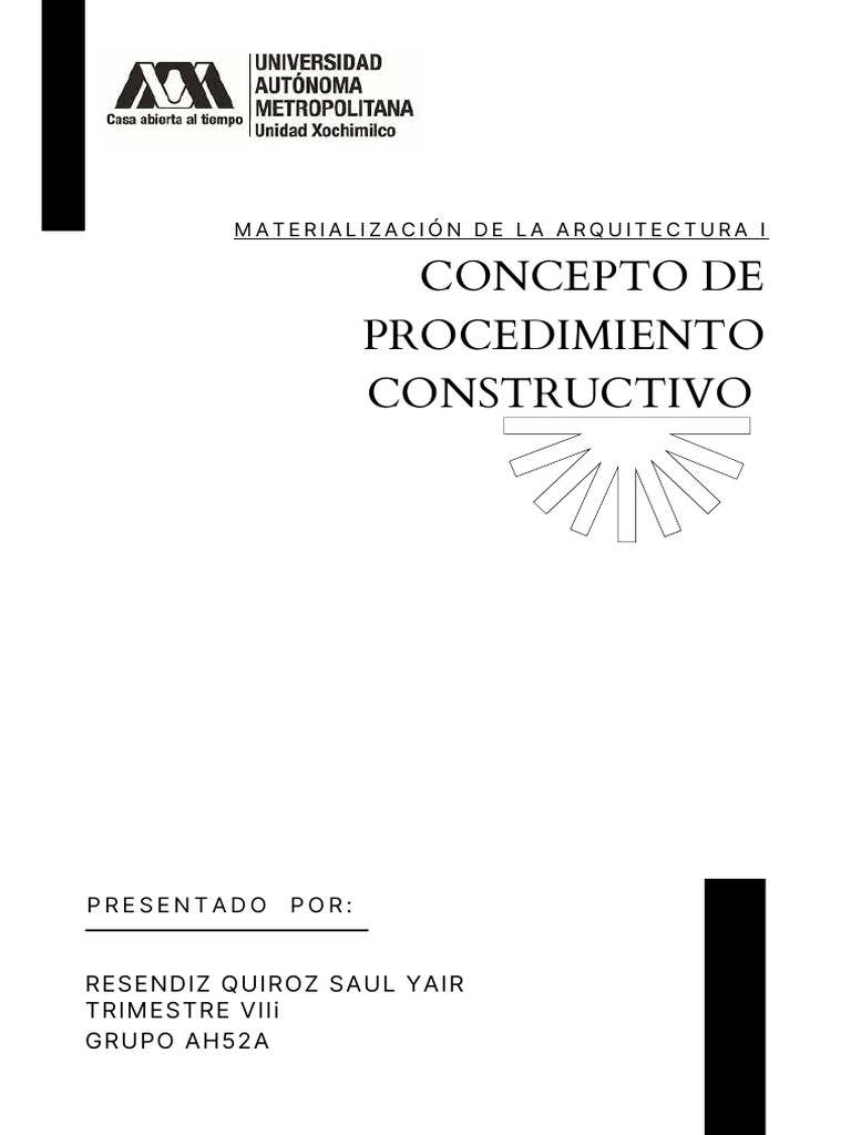 Concepto de Procedimiento Constructivo | PDF | Hormigón | Fundación (Ingeniería)