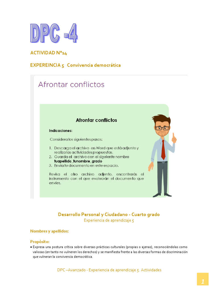 Actividad N°14 DPC-4 | PDF | Democracia | Ideologías políticas