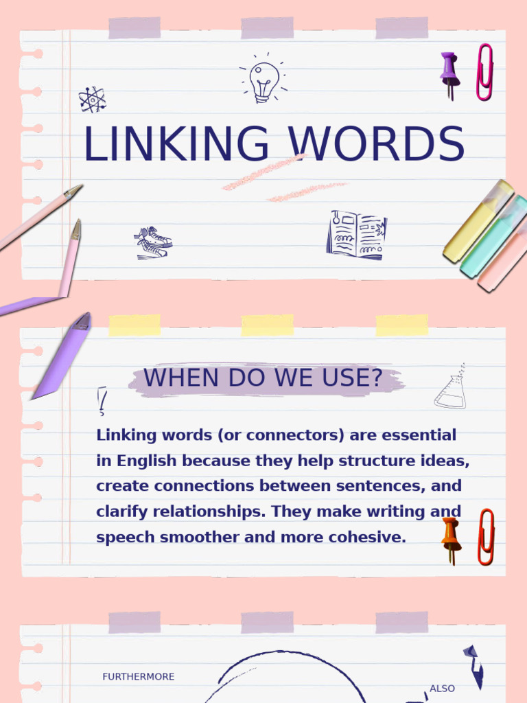 Linking Words Class - B2 | PDF | Self Help | Human Communication