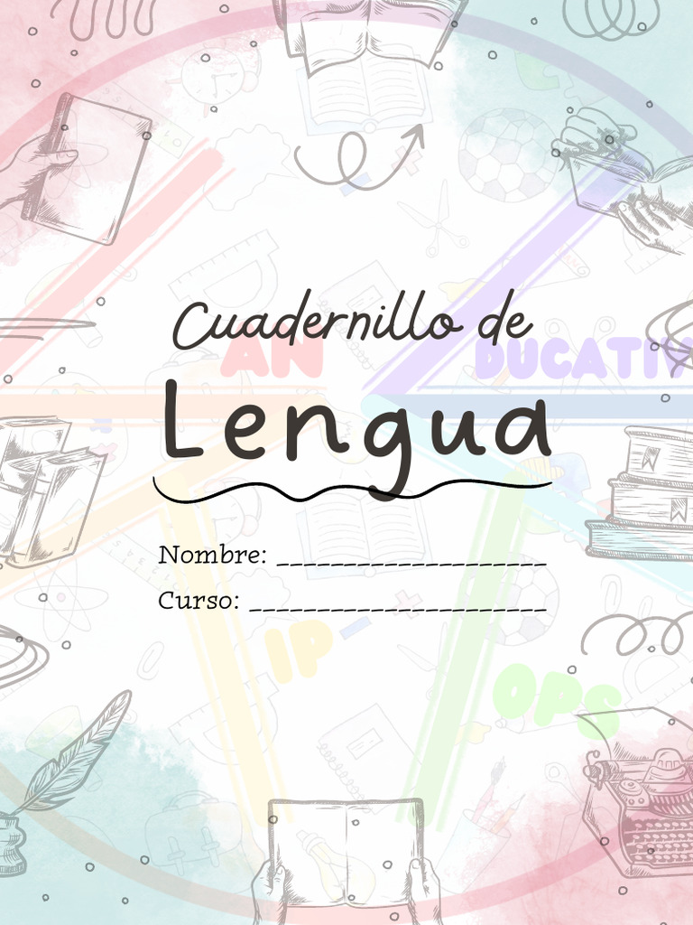 Portada - Cuadernillo de Lengua | PDF