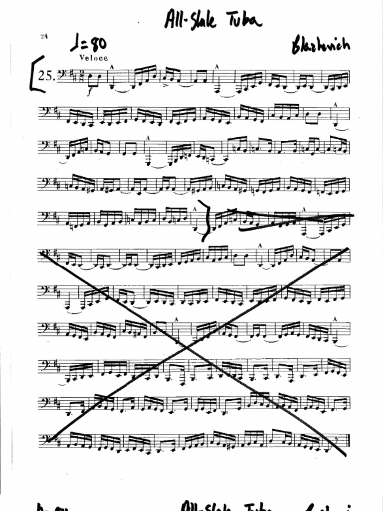 11-12 All Dist All State Tuba | PDF