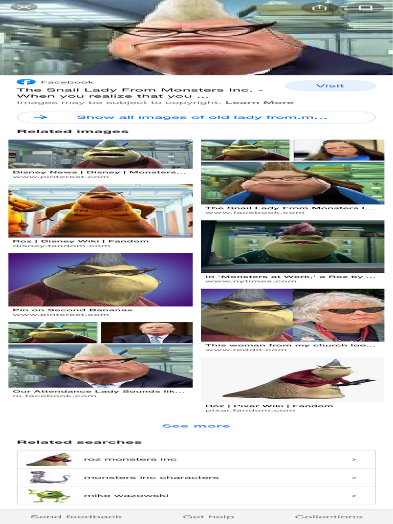 Old Lady From - Monsters Inc - Google Search | PDF