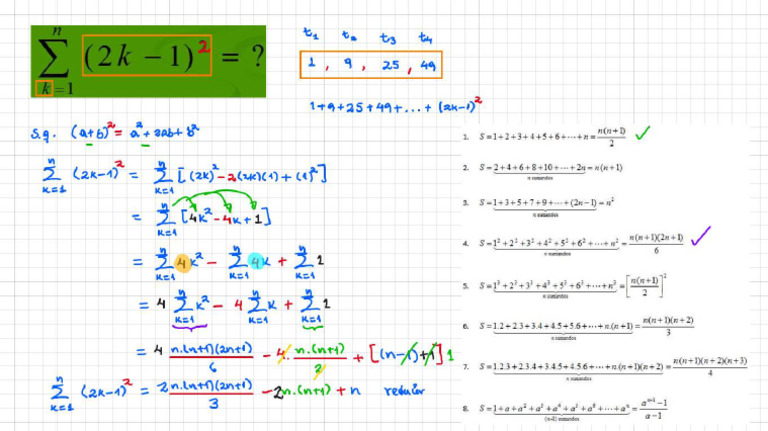 Sumatorias Ejemplo | PDF
