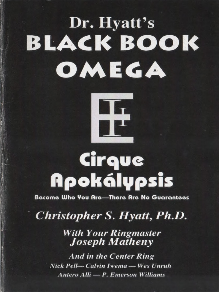 Christopher S. Hyatt - Black Book Omega - Text | PDF | Self Esteem ...