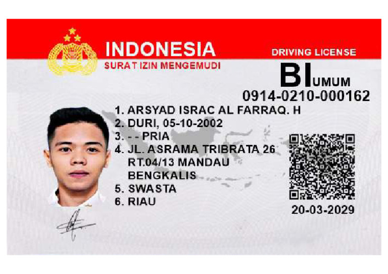 Arsyad Hanafi Sim B1 Umum | PDF