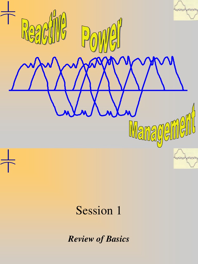 Reactive Power Management | PDF | Capacitor | Ac Power