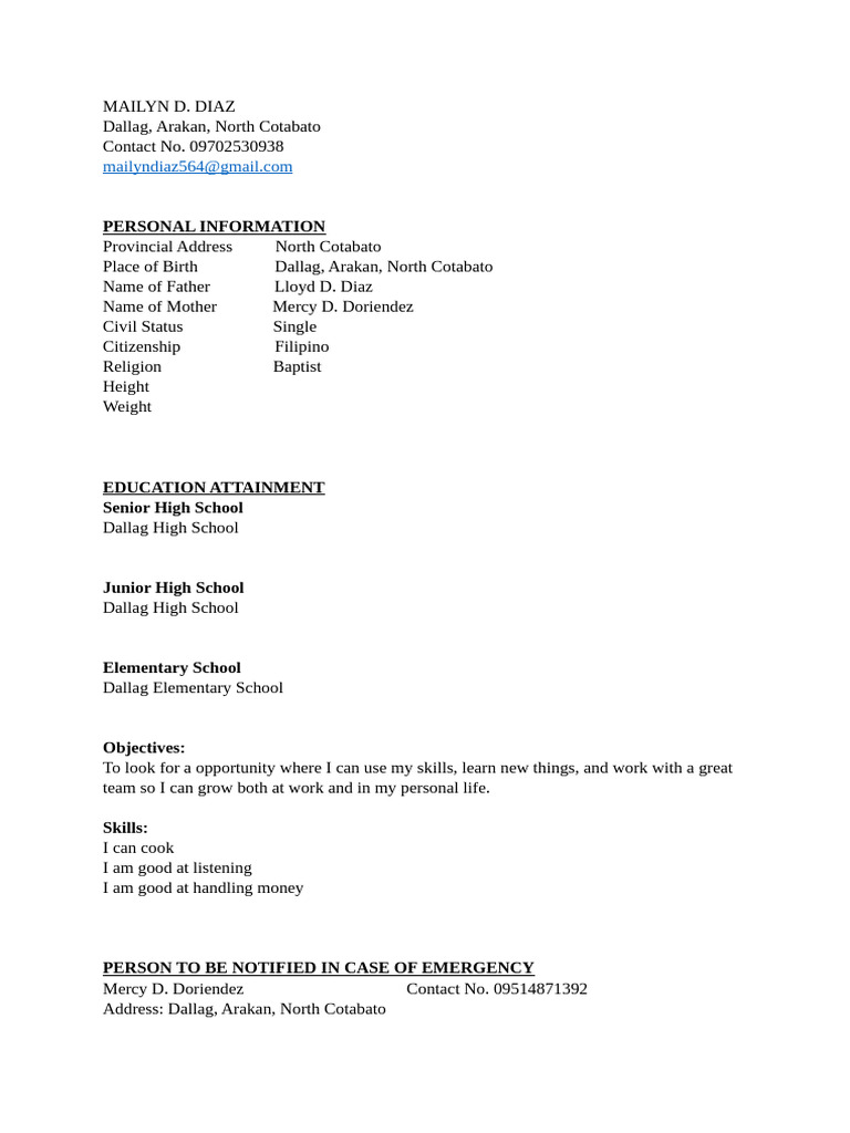 Resumes and Application Letter - 062239 | PDF | Wellness