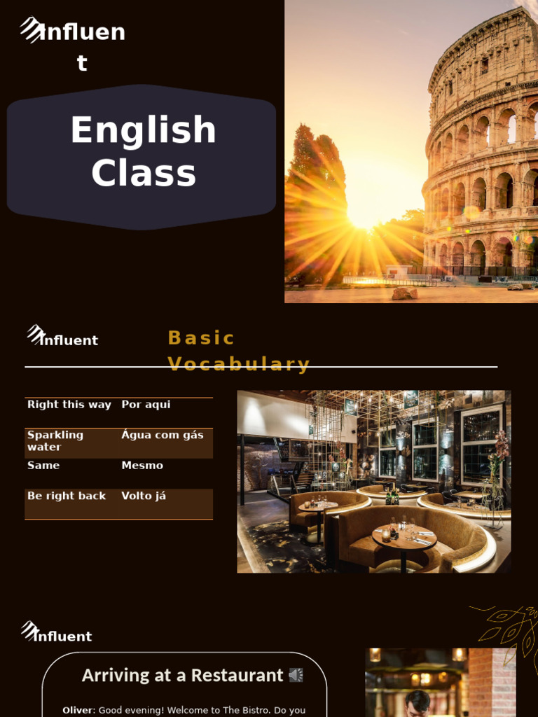Restaurant Vocabulary and Dialogue Guide | PDF | Foods | Cuisine