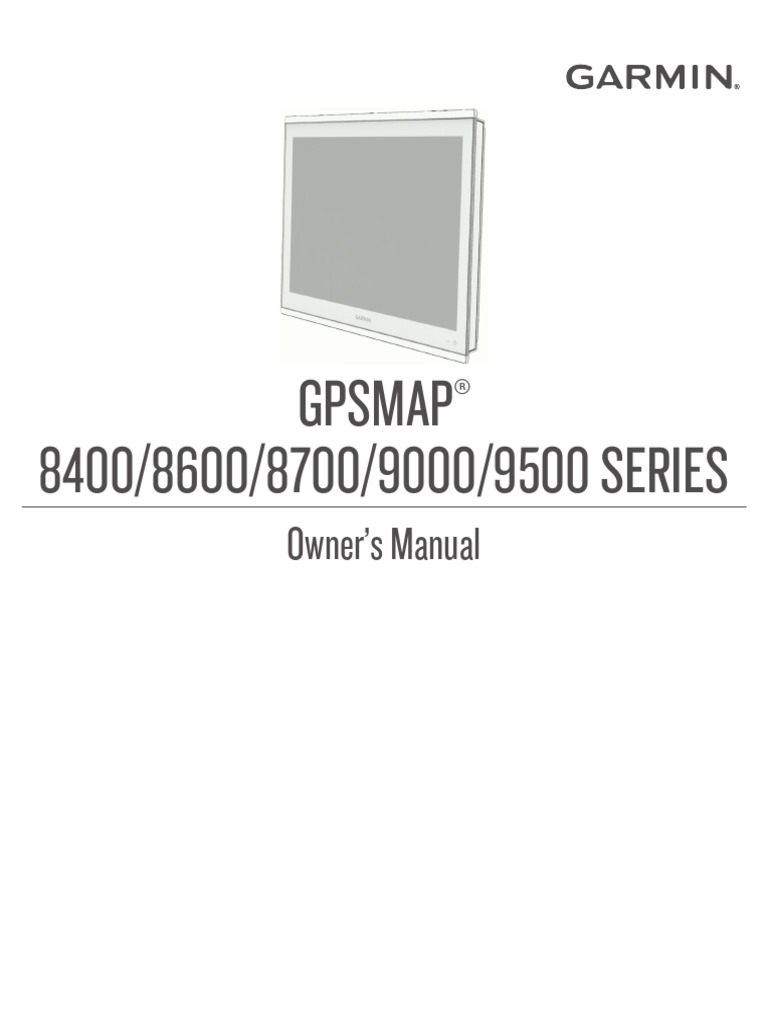 GPSMAP 8-9xxx OM EN-US | PDF | Sonar | Radar