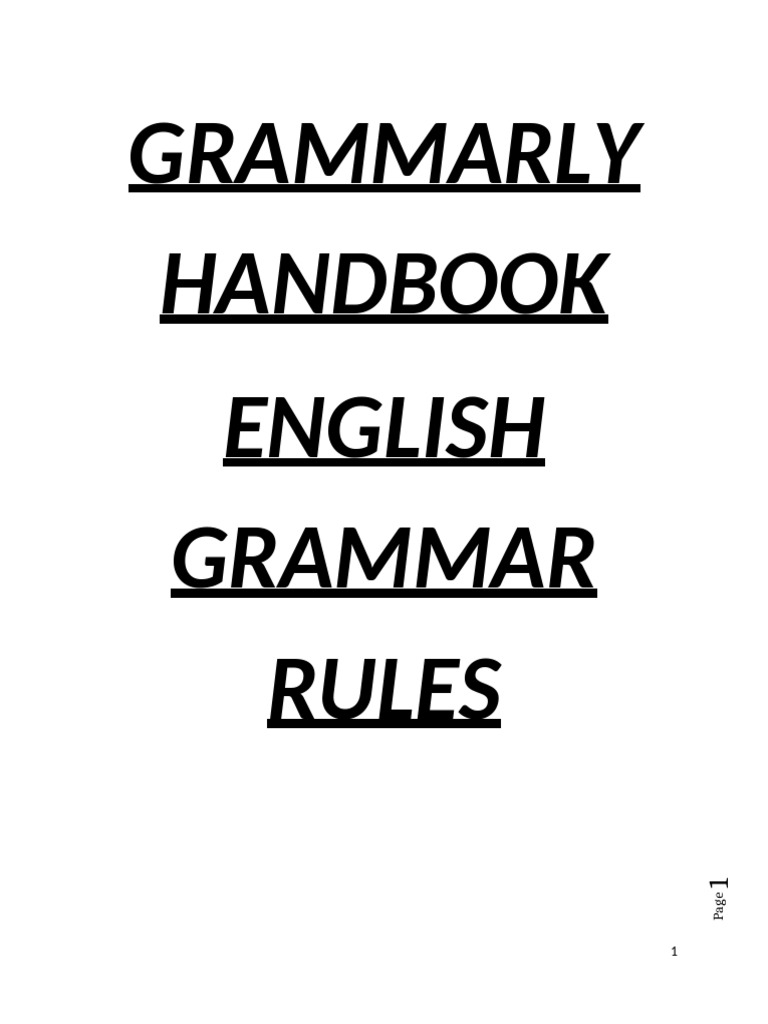 English Grammar Rules | PDF | Pronoun | Grammatical Number
