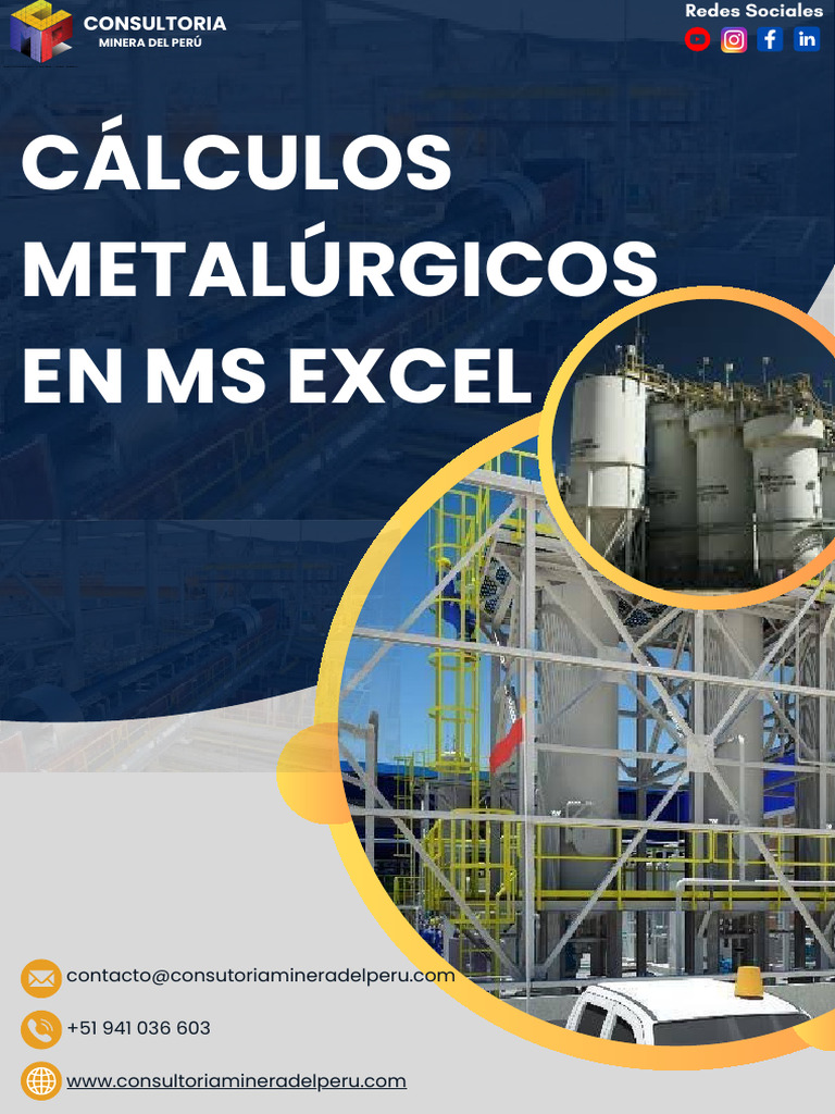Brochure Cálculos Metalúrgicos en MS Excel - 20241006 - 103042 - 0000 | PDF | Informática ...