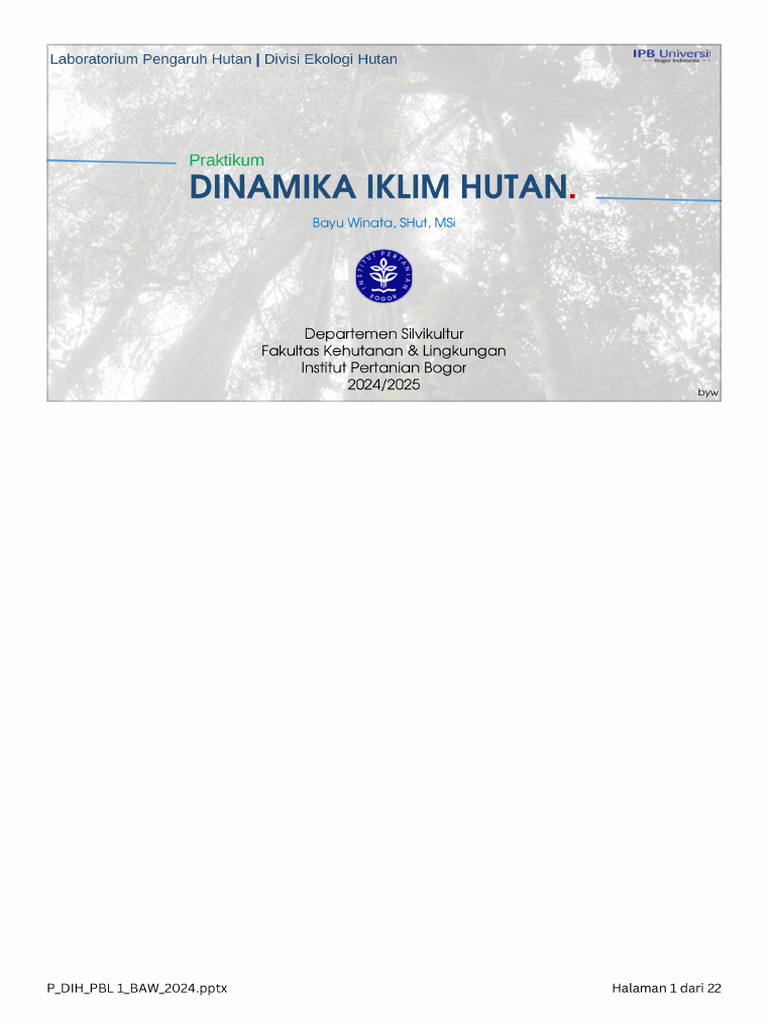 P - DIH - PBL 1 - BAW - 2024.pptx - 20240819 - 233722 - 0000 | PDF