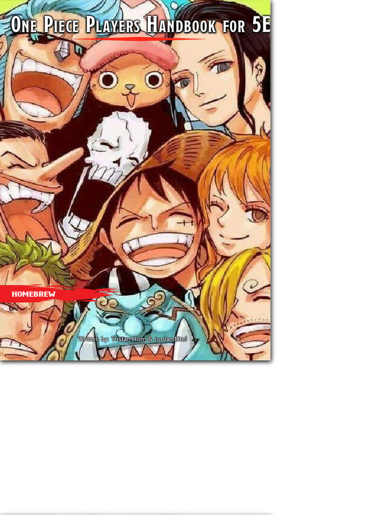 One Piece 5E Player's Handbook | PDF | Ammunition
