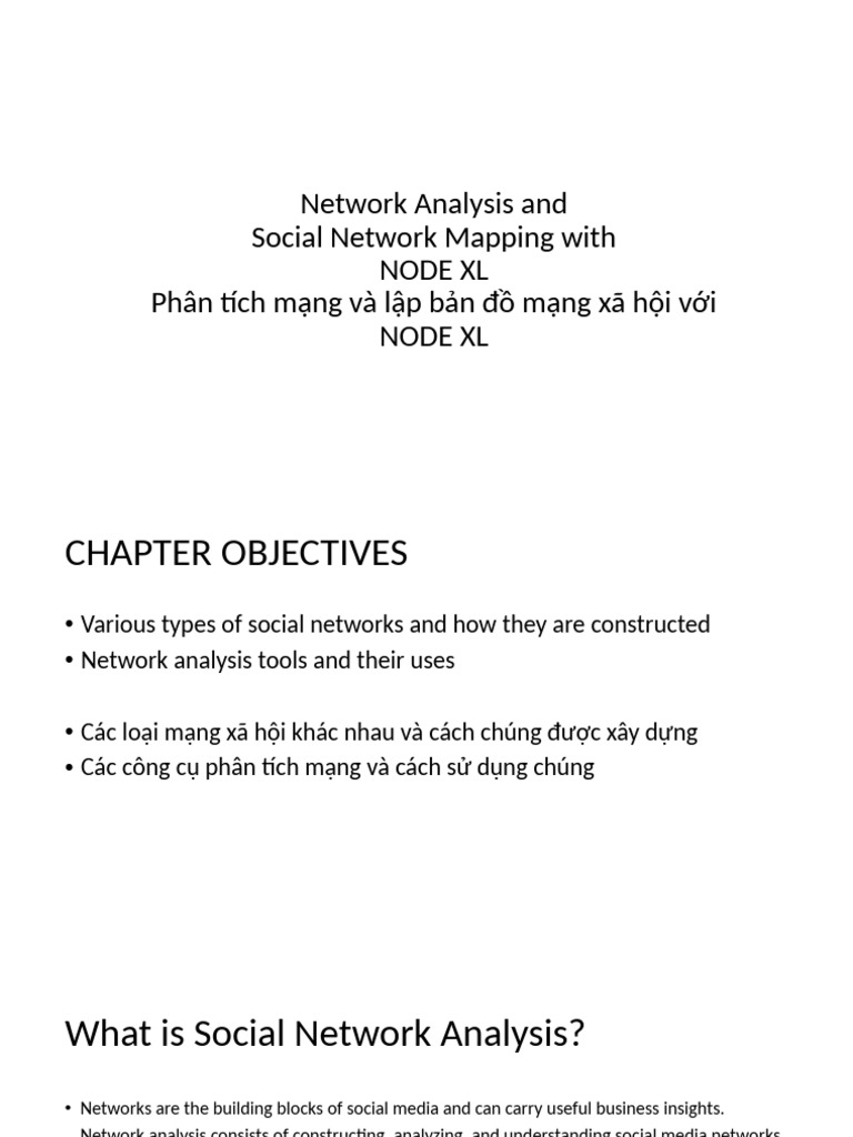 04.social Analysis With NODE XL | PDF