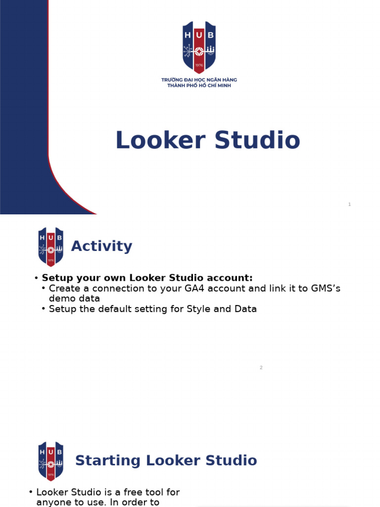 03.HUB - Looker Studio | PDF | Information Technology | Information Retrieval