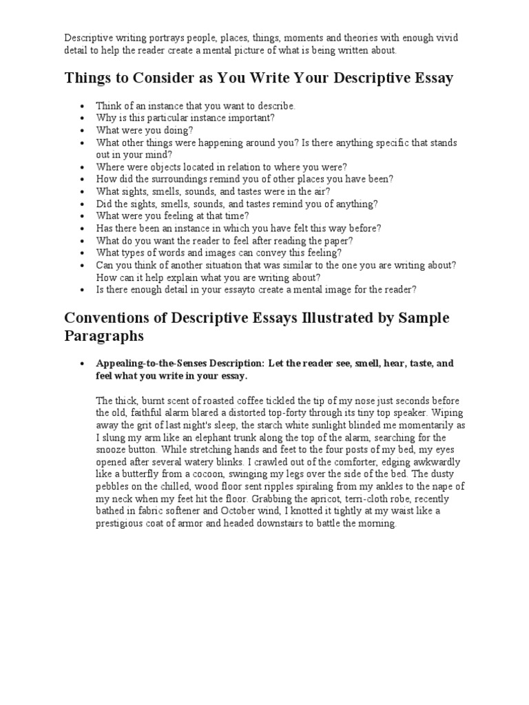 Descriptive Writing Portrays People | PDF | Niccolò Machiavelli | Odor