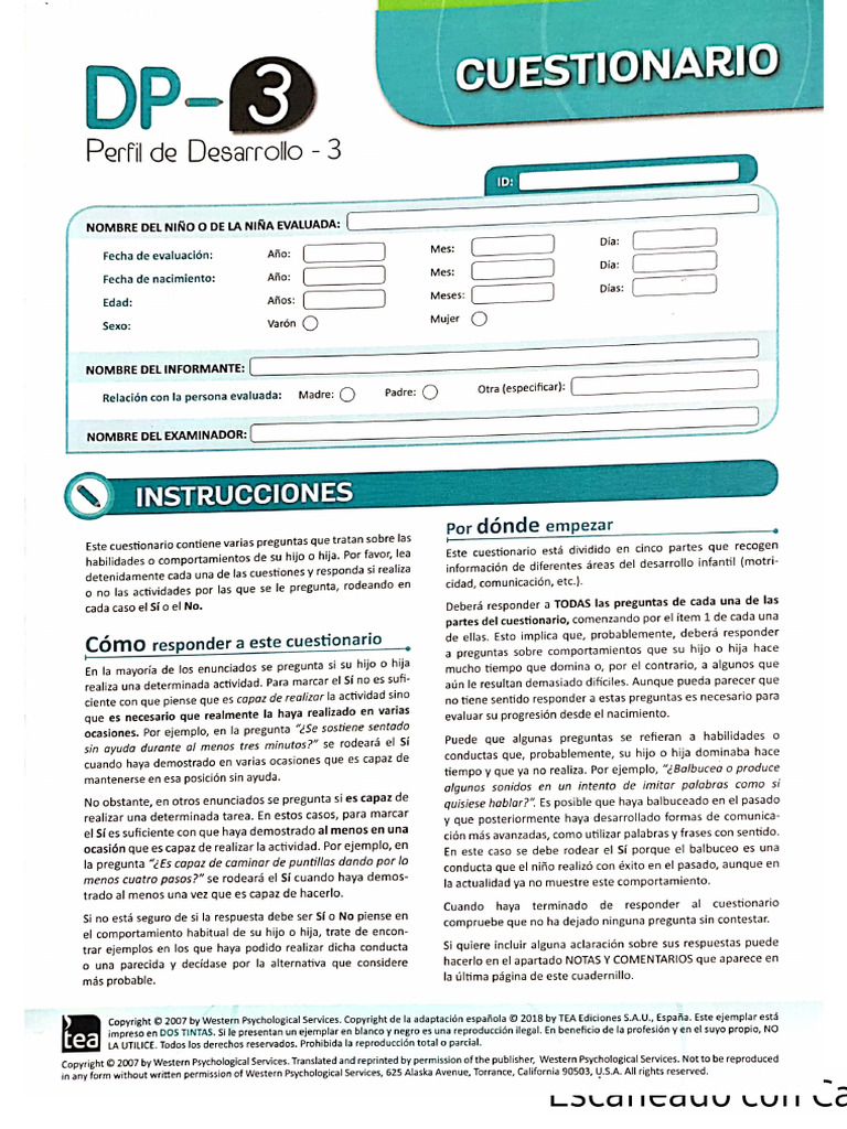 DP3 - Cuestionario | PDF