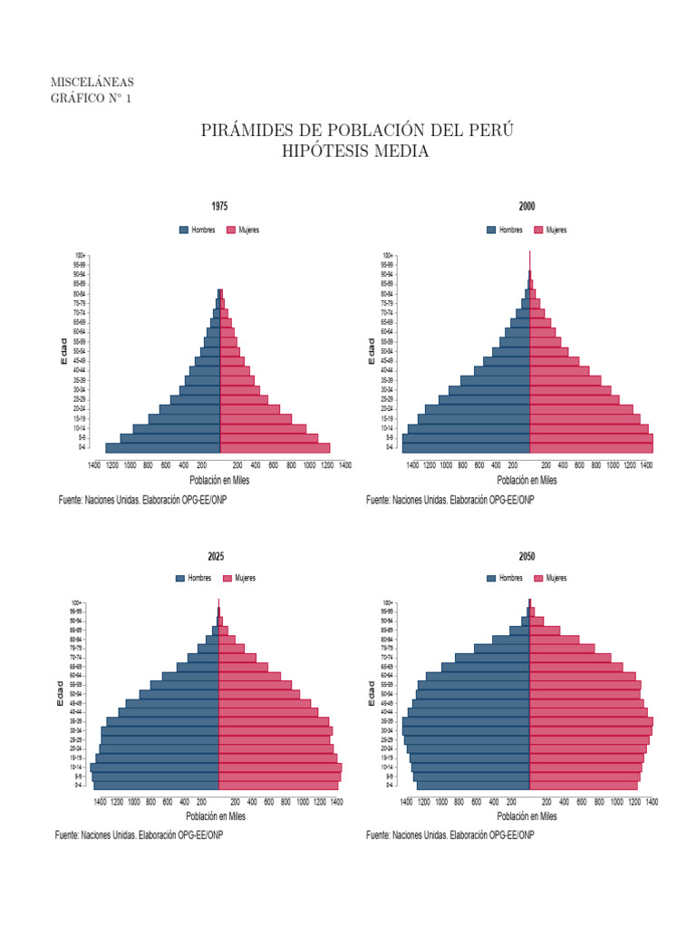 Pirámide Poblacional Perú 2024 | PDF | Economía demográfica
