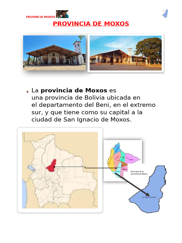 Provincia de Moxos: Historia y Ubicación | PDF