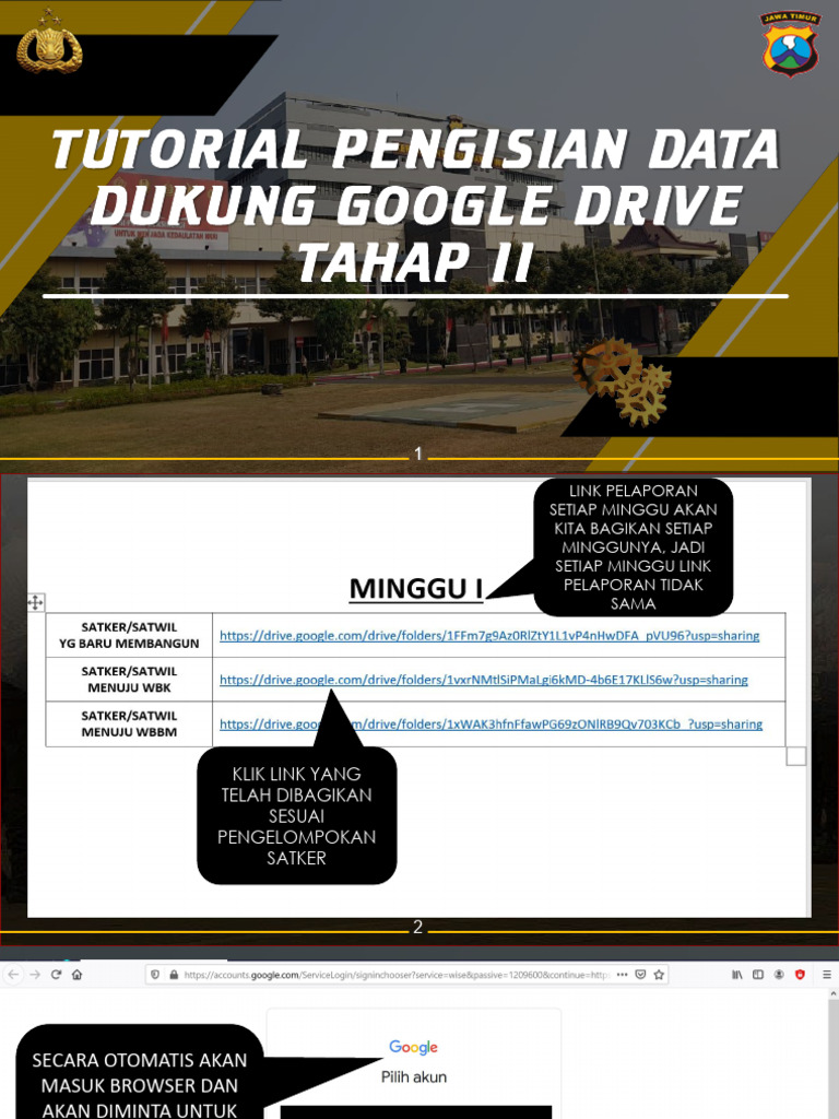 Panduan Upload Data Google Drive | PDF
