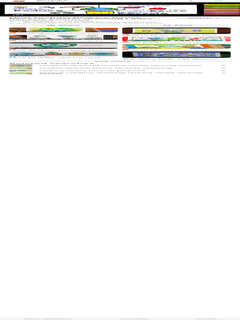 School Drawing Reduce Reuse Recycle Poster - Google Search | PDF