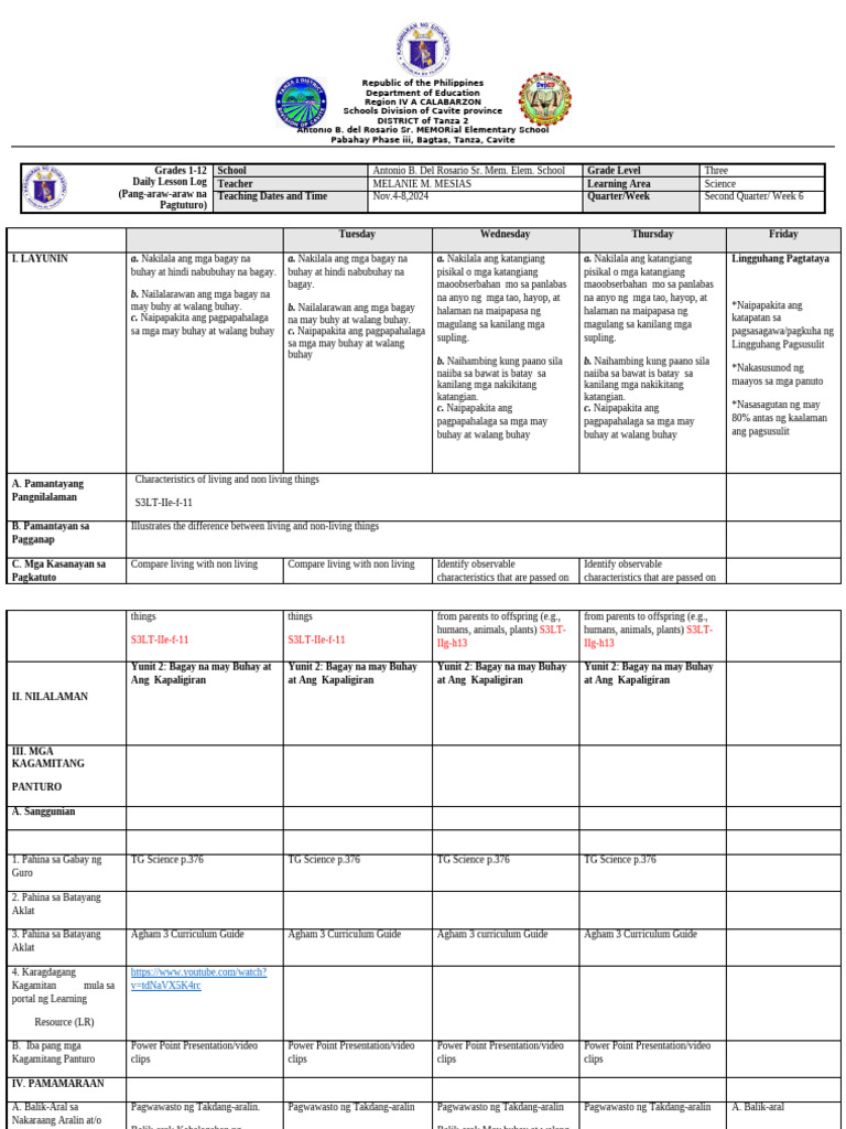 Dll-Science Week 6 | PDF