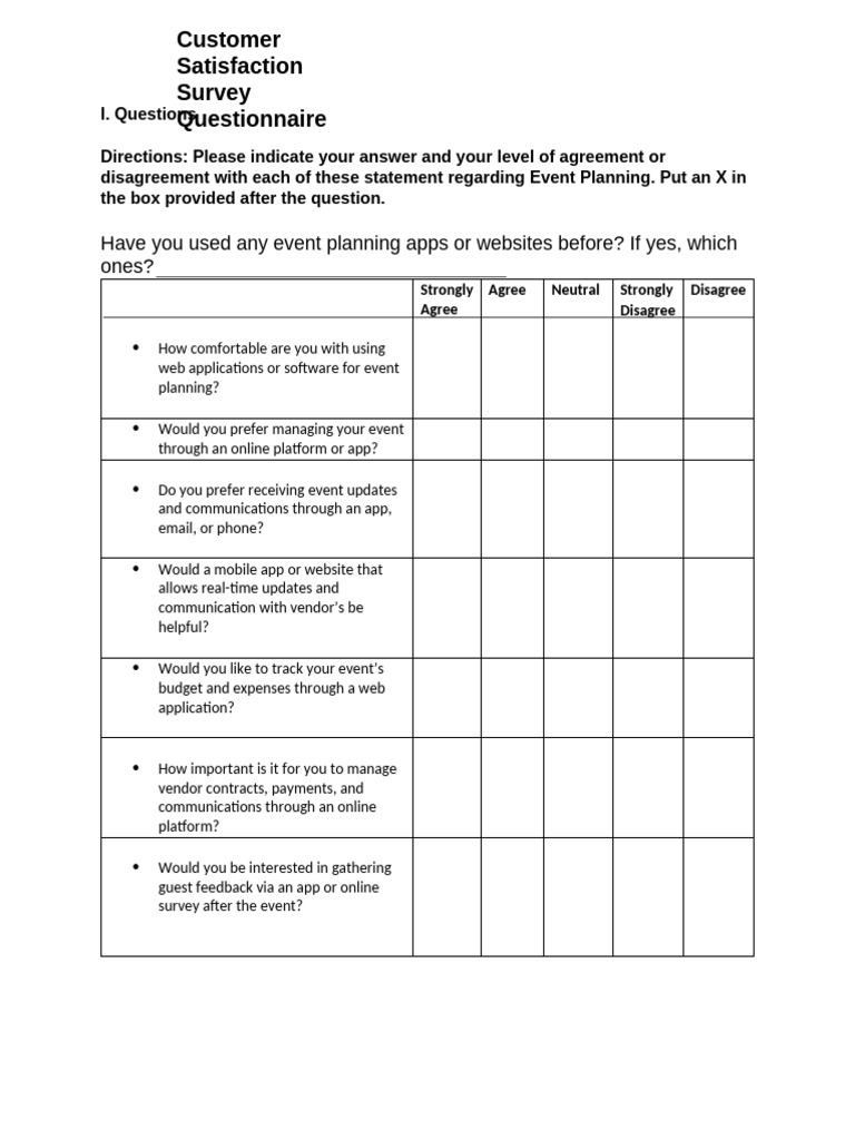 Survey Questionnaire | PDF | Career & Growth | Business