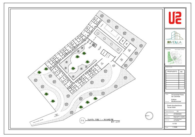 Plano Edificio Multifuncional | PDF | Arte