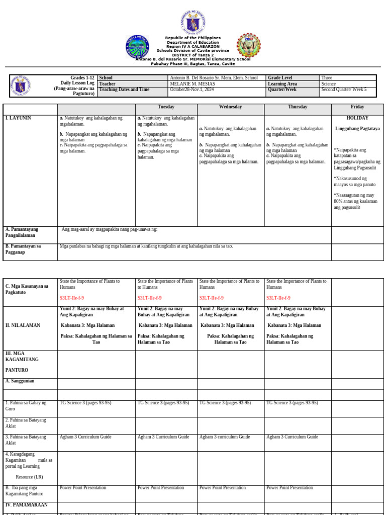 Dll-Science Week 5 | PDF