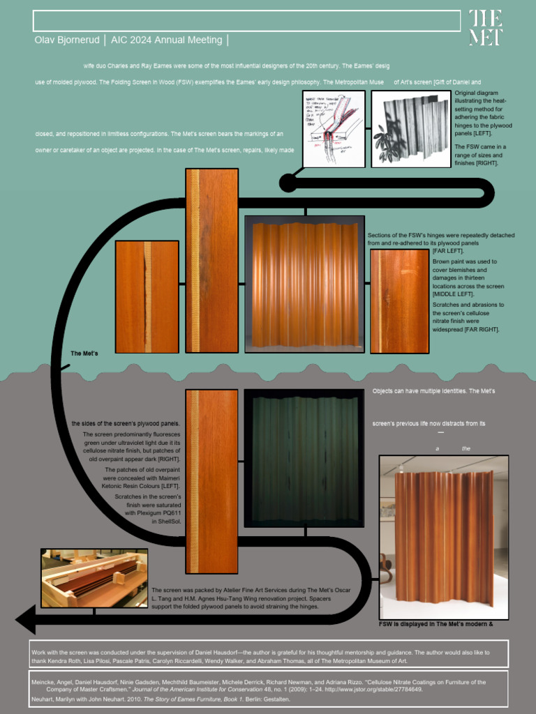 Cellulose Nitrate Film On The Big Screen: Treating An Eames Folding ...