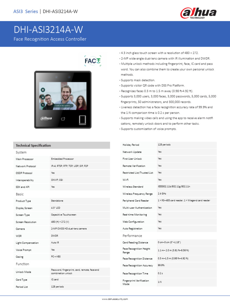 ASI3214A-W Datasheet 20230616 | PDF | Ieee 802.11 | Touchscreen