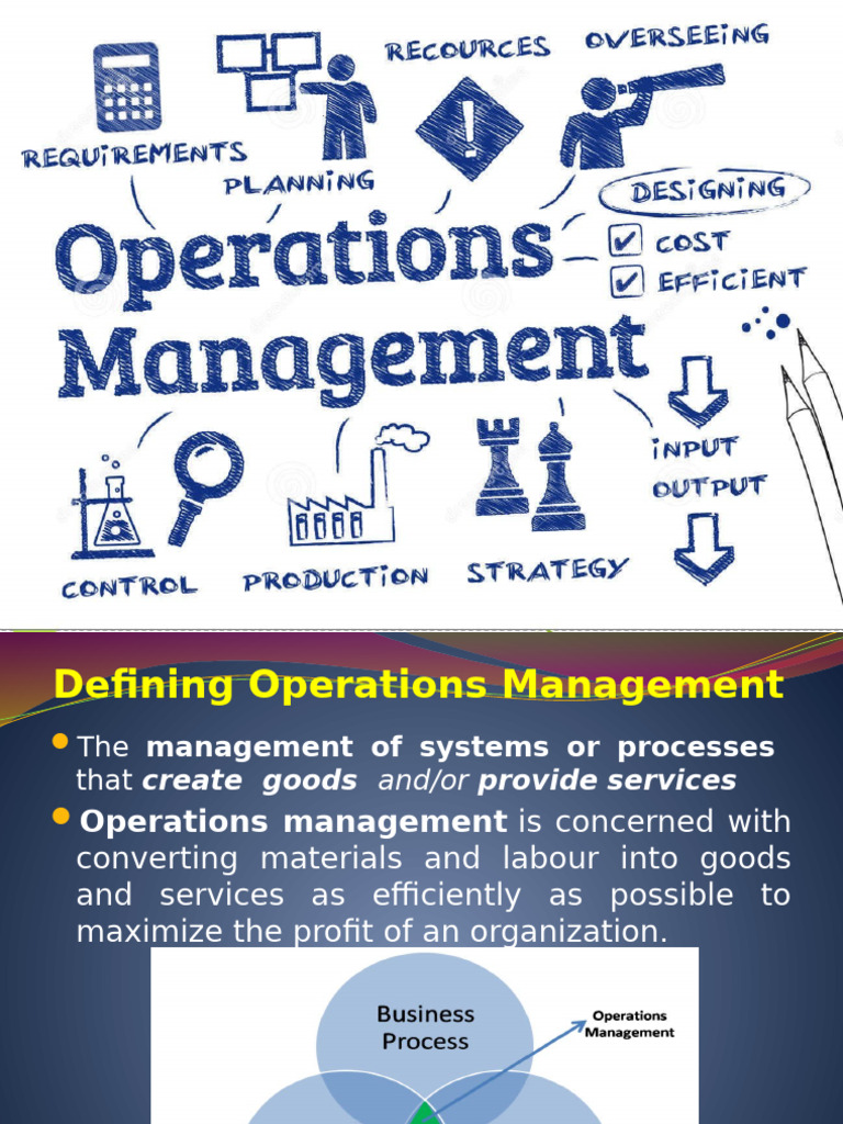 CHAPTER 1 Introduction To OM | PDF