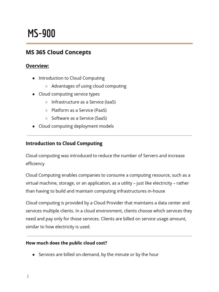 MS-900 | PDF | Cloud Computing | Microsoft Outlook