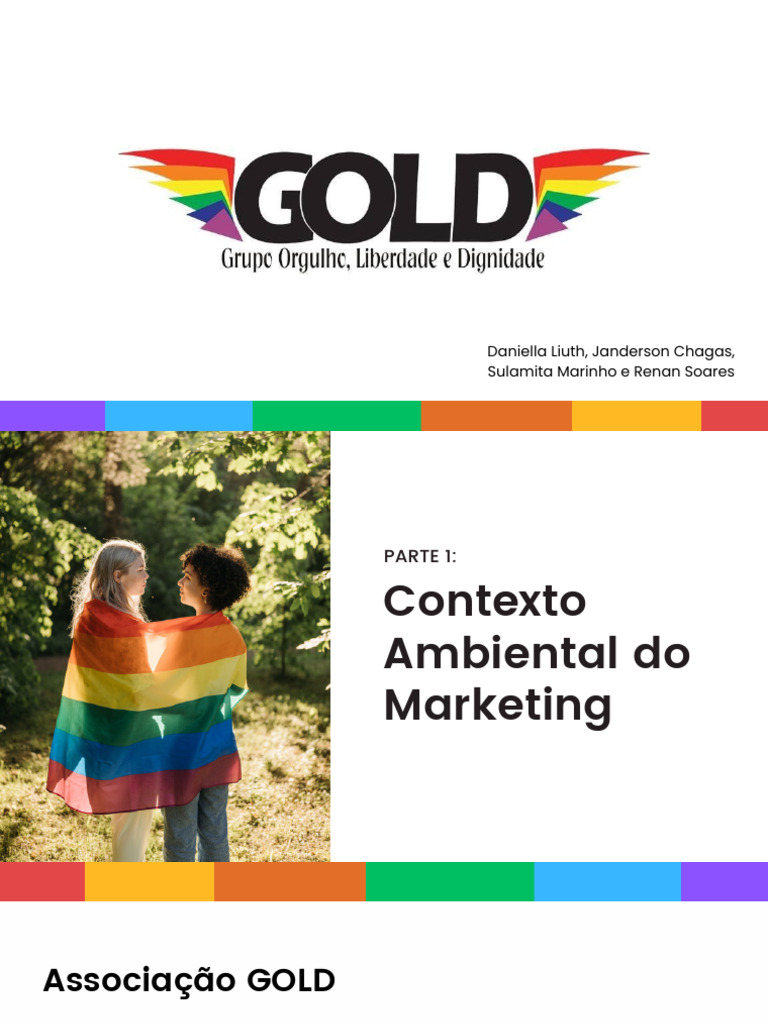 GOLD - Grupo Orgulho Liberdade e Dignidade | PDF | LGBT | Estudos LGBTQIA+