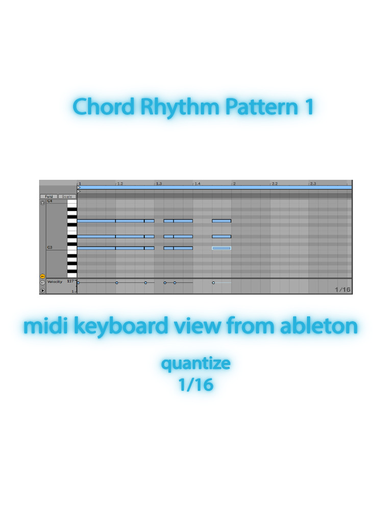 Chord Rhythm Pattern1 | PDF